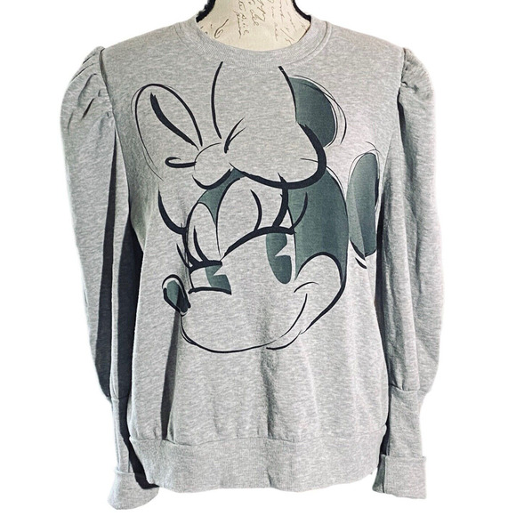 Disney | Tops | Kidcore Disney Womens L Gray Cozy Core Screen Art ...